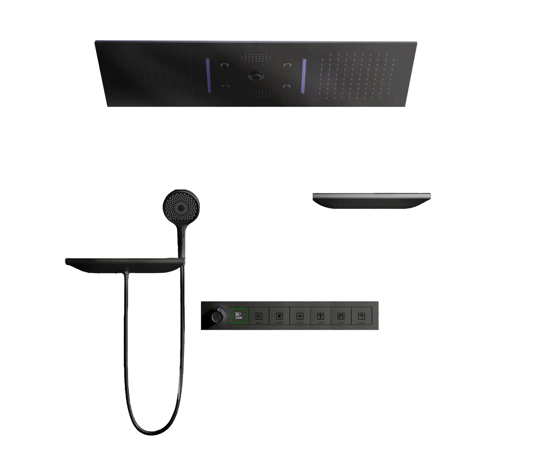 XYlivingstore Intelligent constant temperature shower system set brings ...